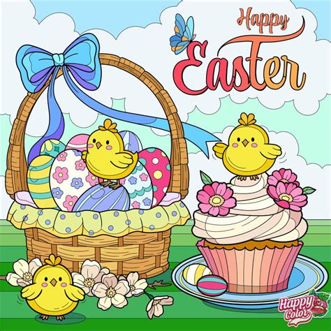 Happy Easter Basket Artwork By Detailedatream1991 On Deviantart