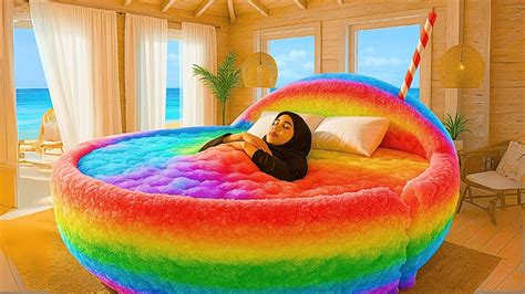😵 You Wont Watch This Video 🛌 Would You Dare To Sleep In A Slime Bed