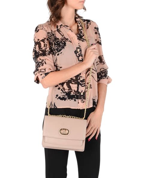 Dee Ocleppo Womens Crossbody Nude