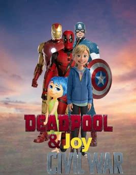 Deadpool And Joy Civil War Walt Disney Animation Studios Wikia Fandom