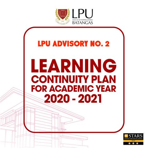 Learning Continuity Plan For Academic Year 2020 2021 Lyceum Of The