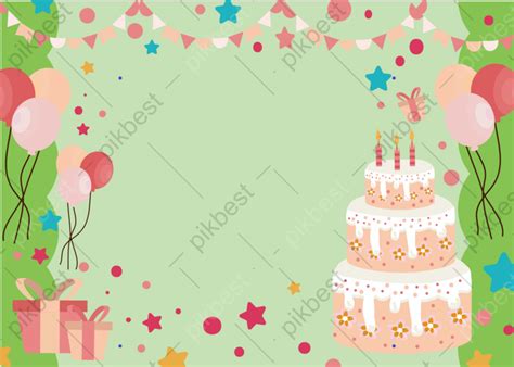 Cute Cake Background Birthday Party Ai Backgrounds Free Download Pikbest