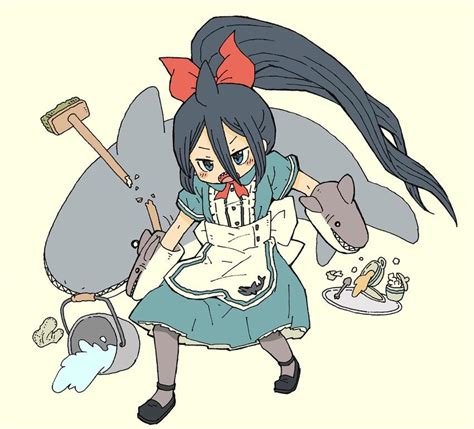 Maid Shark Girl Shark Girl Rawwnime