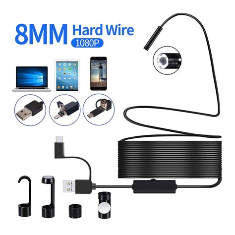 8mm Usb Endoscope Android Endoscopic Camera For Mobile Type C