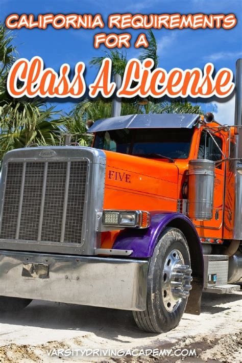 Class A License California Requirements And Thing To Know Vda