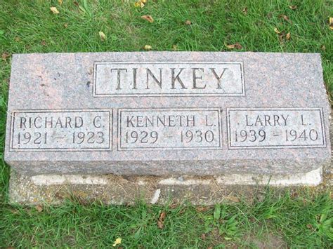 Kenneth L Tinkey 1929 1930 Find A Grave Memorial