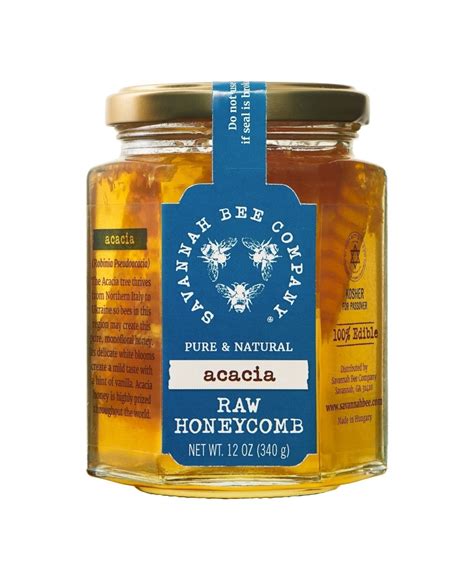 Savannah Bee Company Acacia Raw Honeycomb Jar Modesens