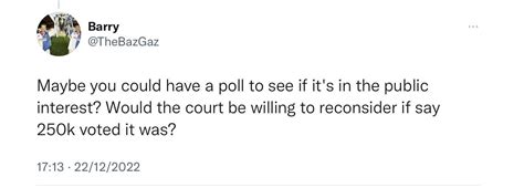 Barbara Rich On Twitter On It Goes A Wry Laugh For The Chap Who Suggested That A Twitter Poll