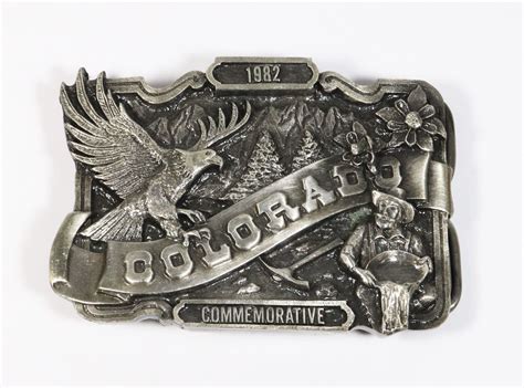 Limited Edition Belt Buckle 1982 Colorado