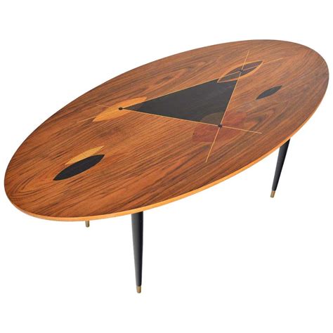 Rare Atomic Style Coffee Table At 1stdibs