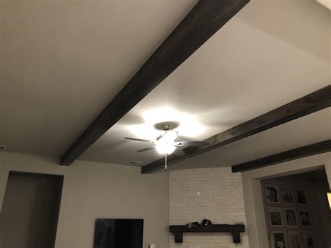 Gray With Wood Ceiling Beams 33 Stunning Shiplap Ceiling Ideas To