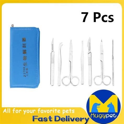 ☬7 Pcs Set Dissector Microscope Dissecting Tool Kit Stainless Steel For Specimen Making Lazada Ph