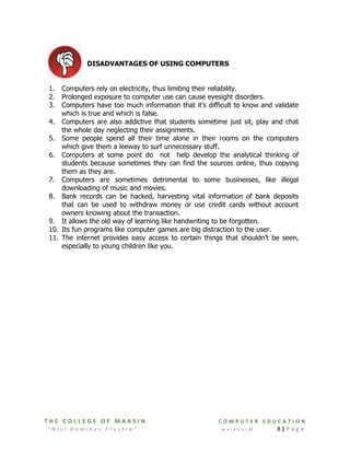 Fundamentals Of Computer Pdf