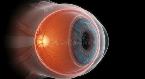 Detailed Eye Anatomy Illustration Human Vision And Ocular Structure