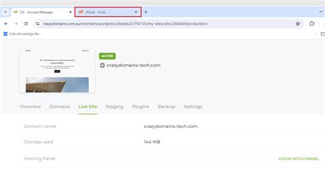 how to access your cpanel