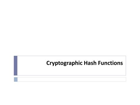 Cryptography Hash Functionspptx