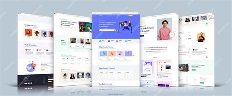 Premium Psd Realistic Desktop Mockup And Web Browser Screen Mockup
