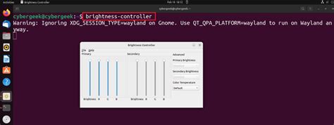 How To Control Screen Brightness In Ubuntu 2204 Geeksforgeeks