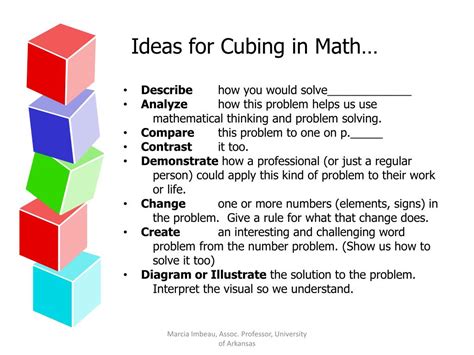Ppt Cubing Activities Powerpoint Presentation Free Download Id2848840