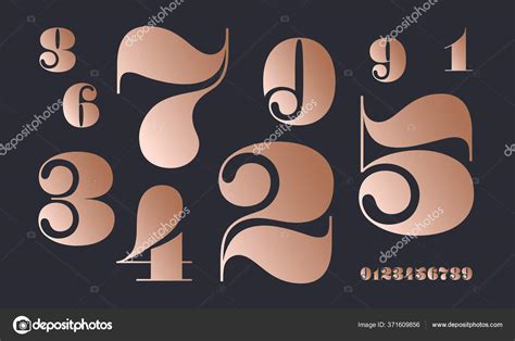Font Styles Numbers