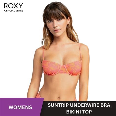 Roxy Womens Suntrip Underwire Bra Bikini Top Shopee Malaysia
