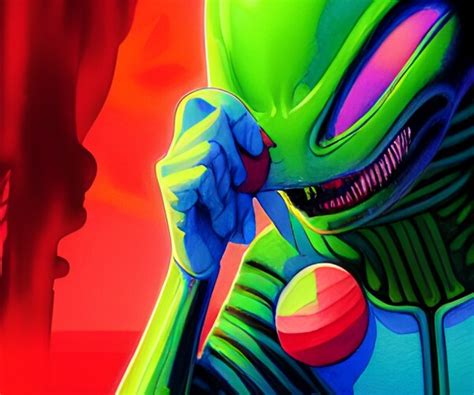 Artstation Candy Alien 2 Style 2k  Pack Artworks