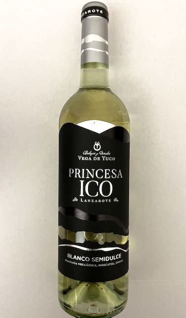 Lanzarote D O Princesa Ico Blanco Semidulce 2022 Vega De Yuco Wirtzwein
