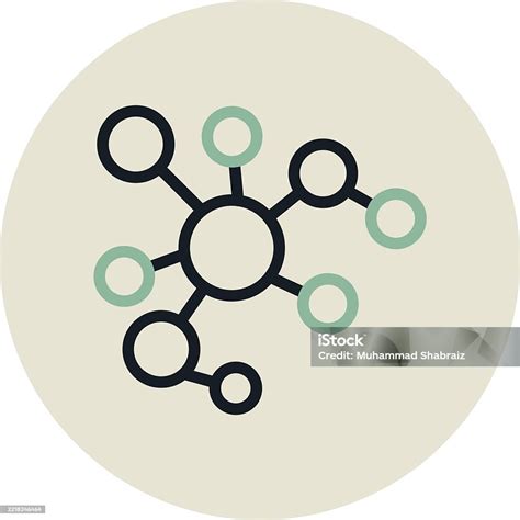 Cell Structure Circle Due Design Stock Illustration Download Image