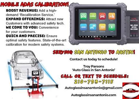 Windshield Adas Camera Recalibration Car Safety System Calibration In San Antonio And Nearby