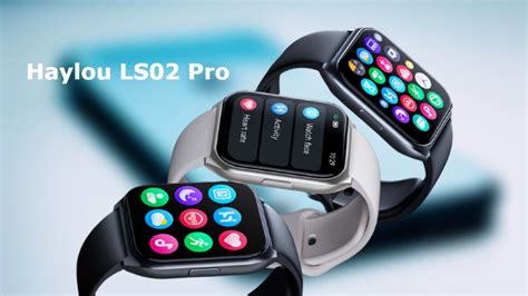 Novo Haylou Ls02 Pro Com Tela Ultra Grande Amoled E 100 Modos De