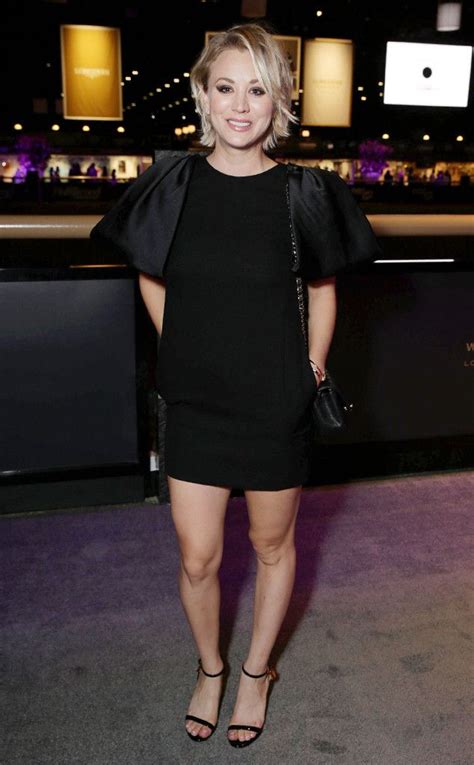 Kaley Cuoco Looks Hot In A Mini Dress At First Major Celeb Appearance
