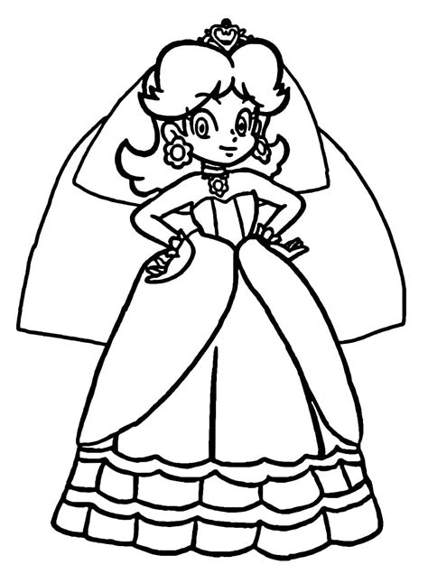 Coloriage Princesse Daisy à Imprimer Sur Coloriageenfant Com