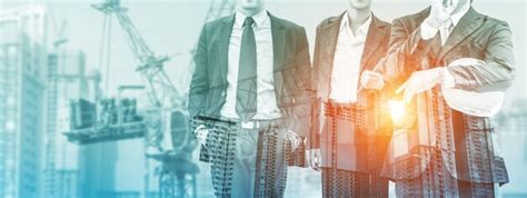 Proyecto De Ingeniería De Construcción De Futuros Edificios Foto Premium