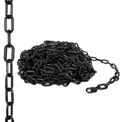 Acrux7 Plastic Chain 82 Ft 15 Inch Link Diameter Black