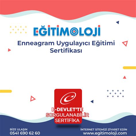 Enneagram Uygulayıcı Eğitimi Sertifikası Eğitimoloji
