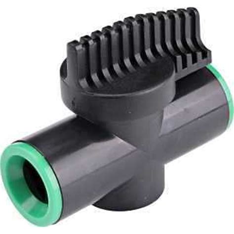 Rain Bird 61700ub Inline Valve 12 In Compression Abs Body Black Drip Flow Controls