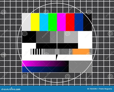 TV technical screen stock vector. Illustration of television - 7664346