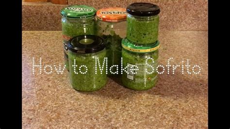 How To Make Homemade Sofrito Youtube