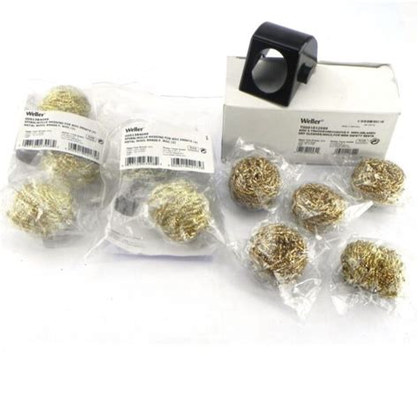 Weller Dry Cleaner Lot Metal Brass Wool For Weller Soldering Irons 5 Ea