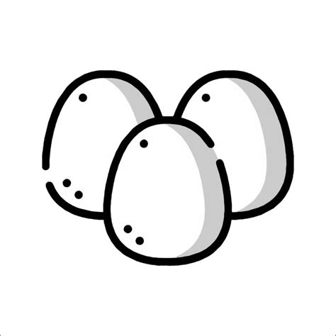 Three Eggs Icon On White Background 52212237 Vector Art At Vecteezy