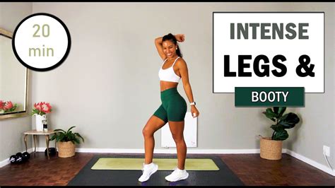 20 Min Intense Legs And Booty Workout The Modern Fit Girl Youtube