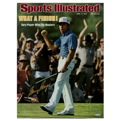 Upper Deck Gary Player 1978 Masters Sports Illustrated Cover 15 X 20