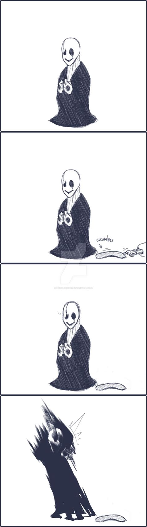 Cucumber Gaster By Ohitsjuly69x Undertale Comic Undertale Memes