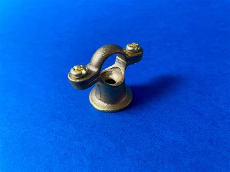 Solid Brass Pipe Mount Fixing Bracket Cafe Curtain Rail Industrial