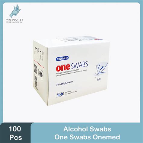 Jual Tisu Alkohol Ethyl Alcohol Swab 70 Isi 100 Pcs One Swab