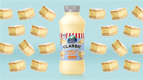 Sweet Creamy Delectable Vanilla Slice In A Bottle