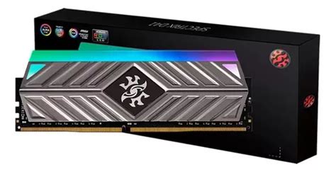 Memória Gamer Xpg Spectrix D41 Rgb 8gb Ddr4 3200 Mhz P Pc Frete Grátis