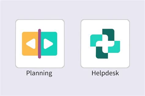 Premium Vector Icons Of Odoo 17 Modul Planning And Modul Helpdesk
