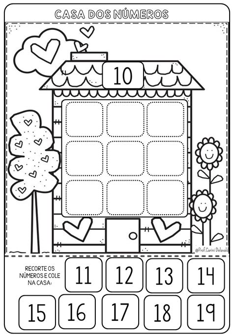 Números 11 20 Hojas De Trabajo Para Jardín De Infantes