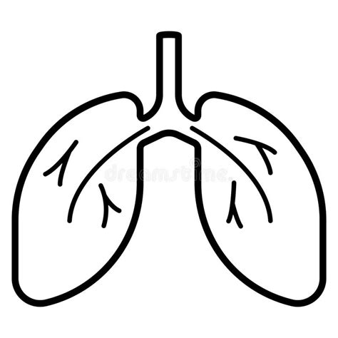 Lung Icon Vector Stock Vector Illustration Of Smoke 283834447